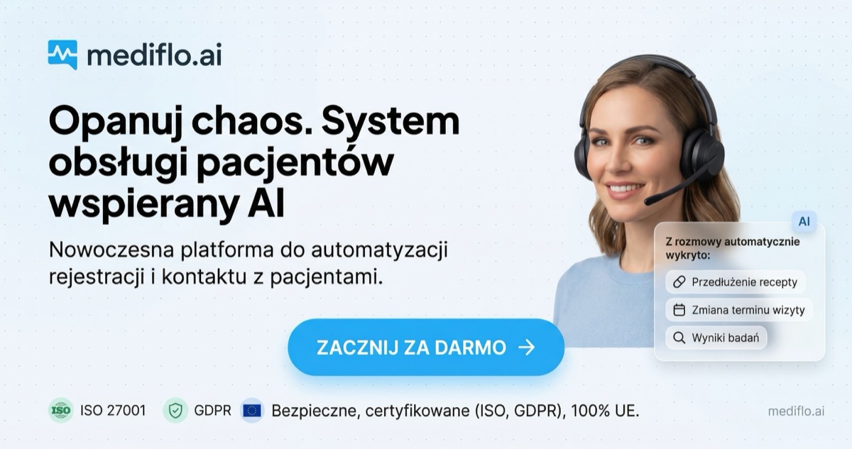 Mediflo - AI Contact Center dla placówek medycznych